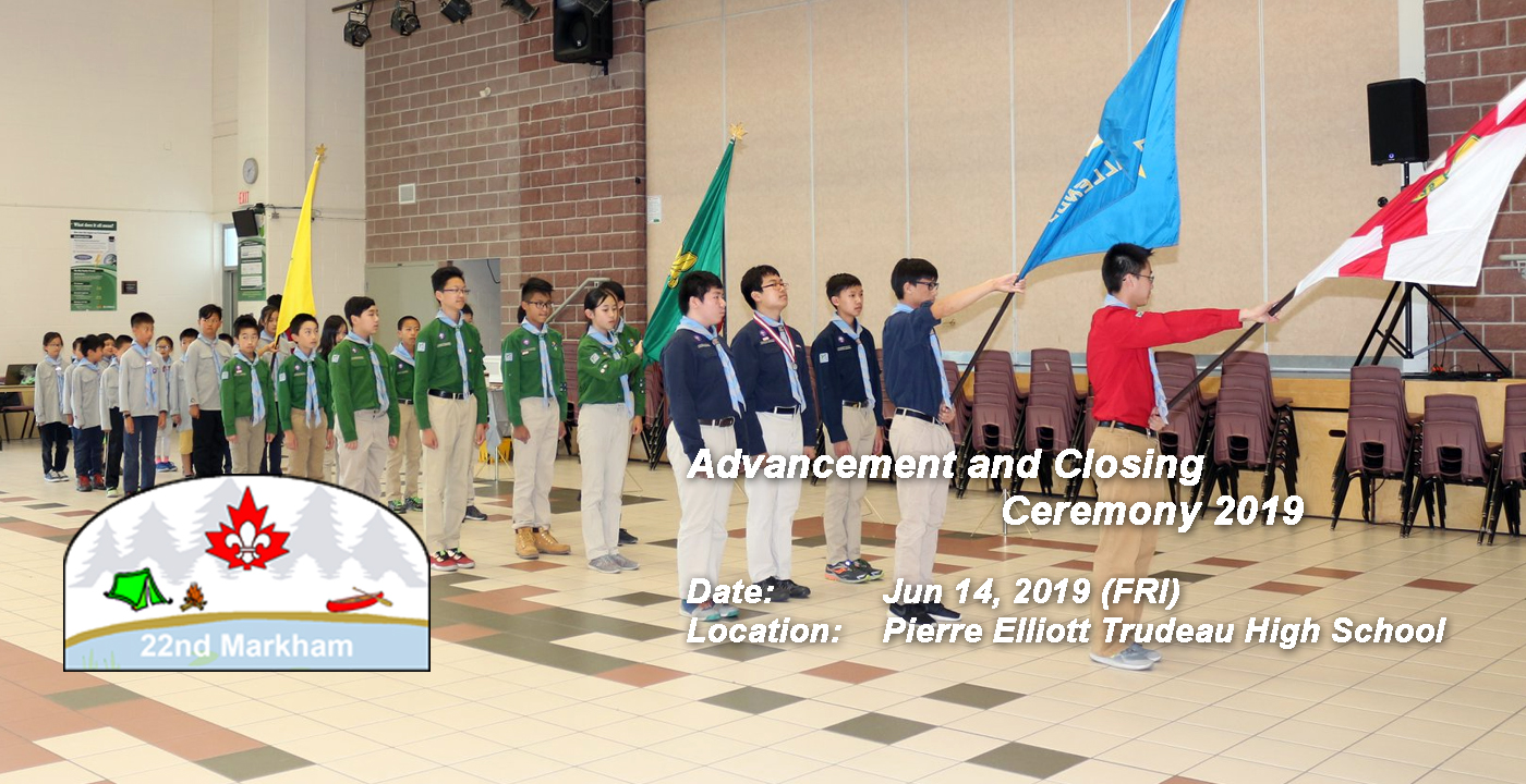 22nd Markham Scout, York Headwaters Area, Shining Waters Council