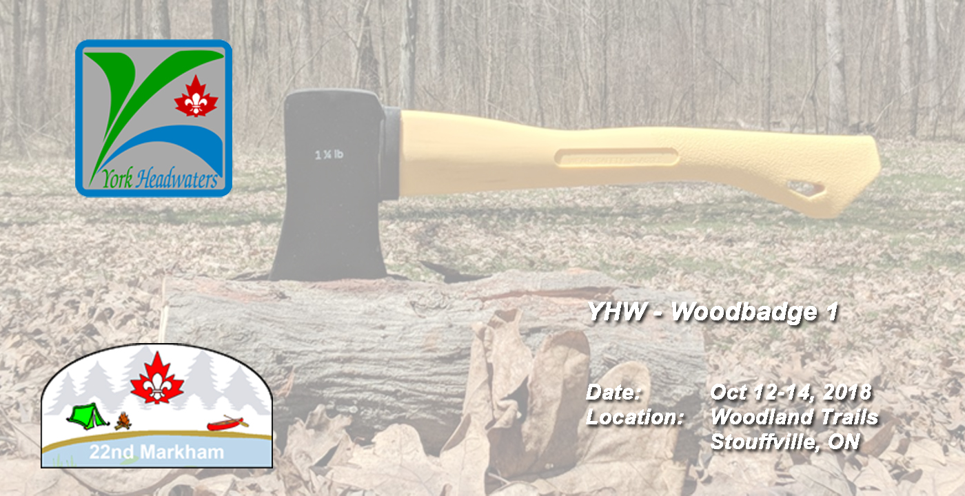 22nd Markham Scout, York Headwaters Area, Shining Waters Council