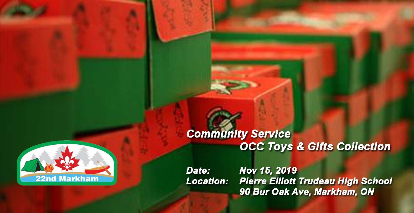 22nd Markham Scout, York Headwaters Area, Shining Waters Council